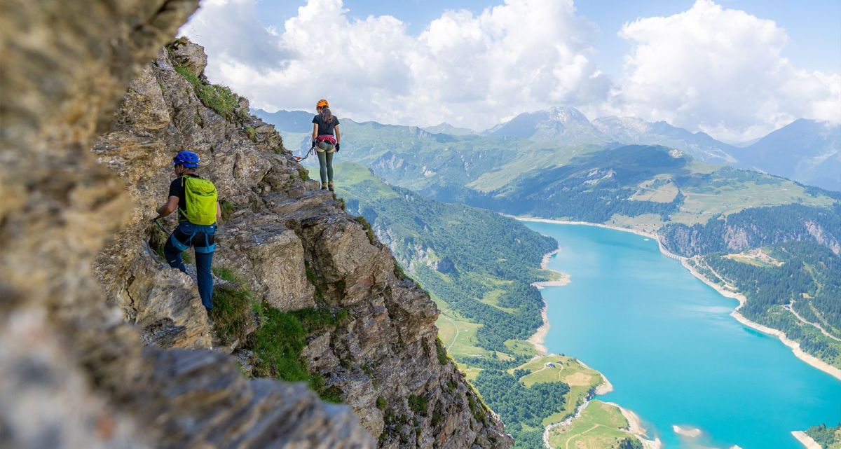 La plus belle via ferrata de Savoie : la via ferrata du Roc du Vent ...