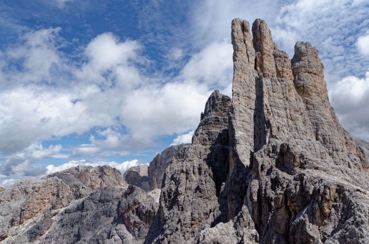 Tour du Catinaccio par la via ferrata du Passo Santner (2734m) et le ...