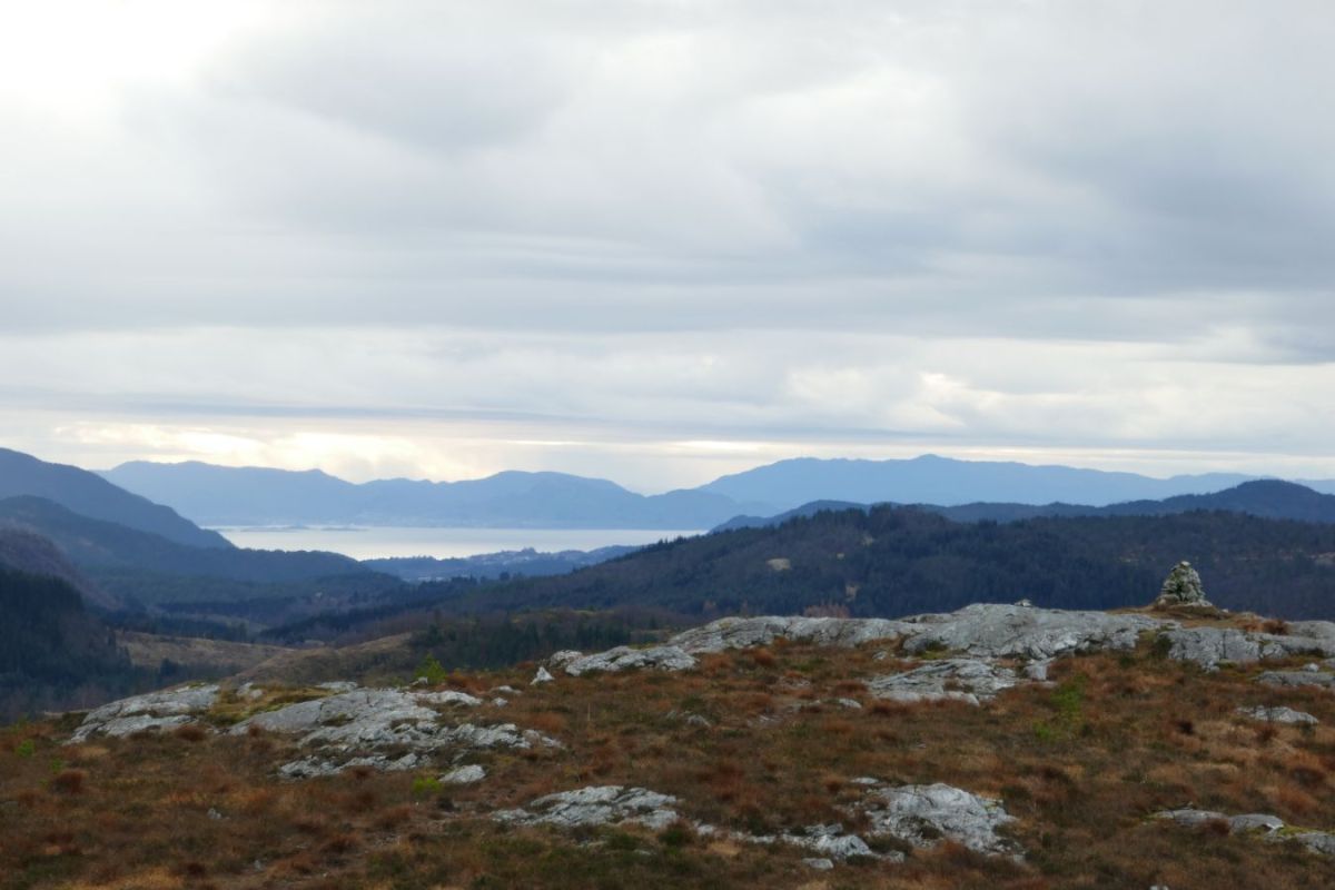 Flåfjellet (417m) et Furedalen - Randonnée Norvège
