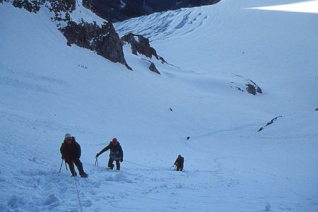 Pic de Neige Cordier (3613m) Voie normale. - Alpinisme Ecrins - Pelvoux