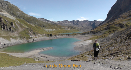Pointe des Cerces (3098m) par le lac du Grand Ban, le lac Rond et le ...