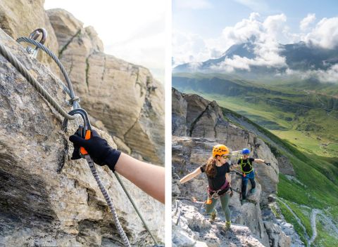 La plus belle via ferrata de Savoie : la via ferrata du Roc du Vent ...